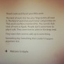 Apple’s Welcome Letter