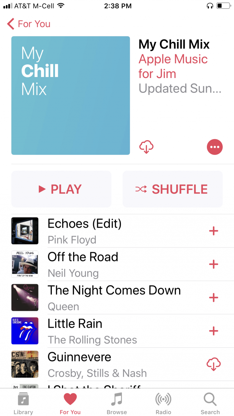 Apple begins rolling out “My Chill Mix” on Apple Music