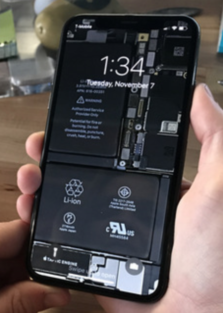 Show off the insides of your iPhone X with these clever iFixit wallpapers